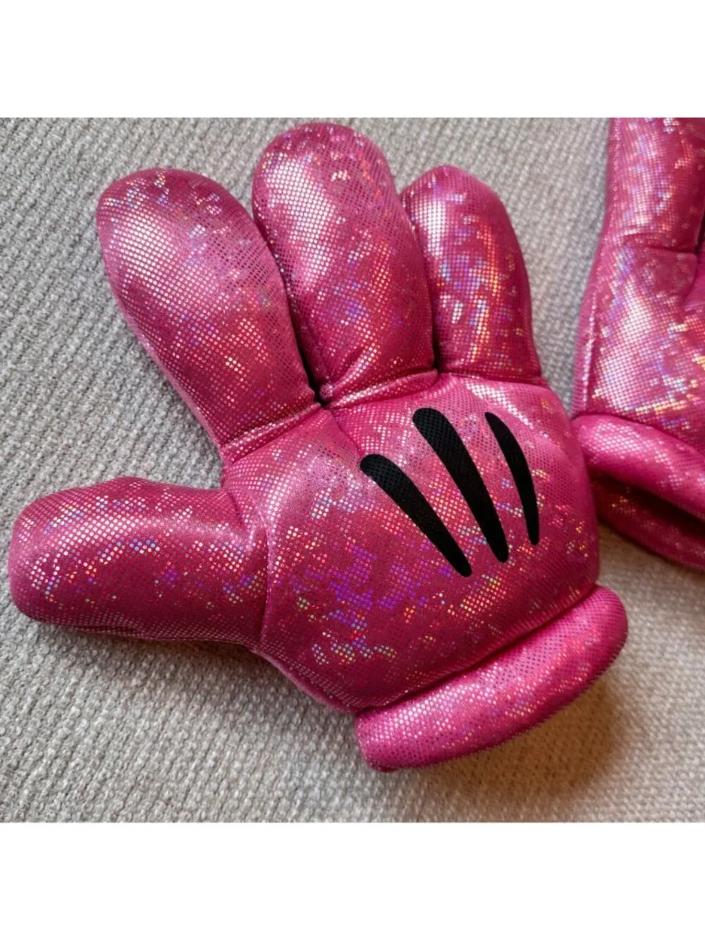 Disney | Accessories | Disney Parks Pink Glittery Mickey Mouse Hands ...